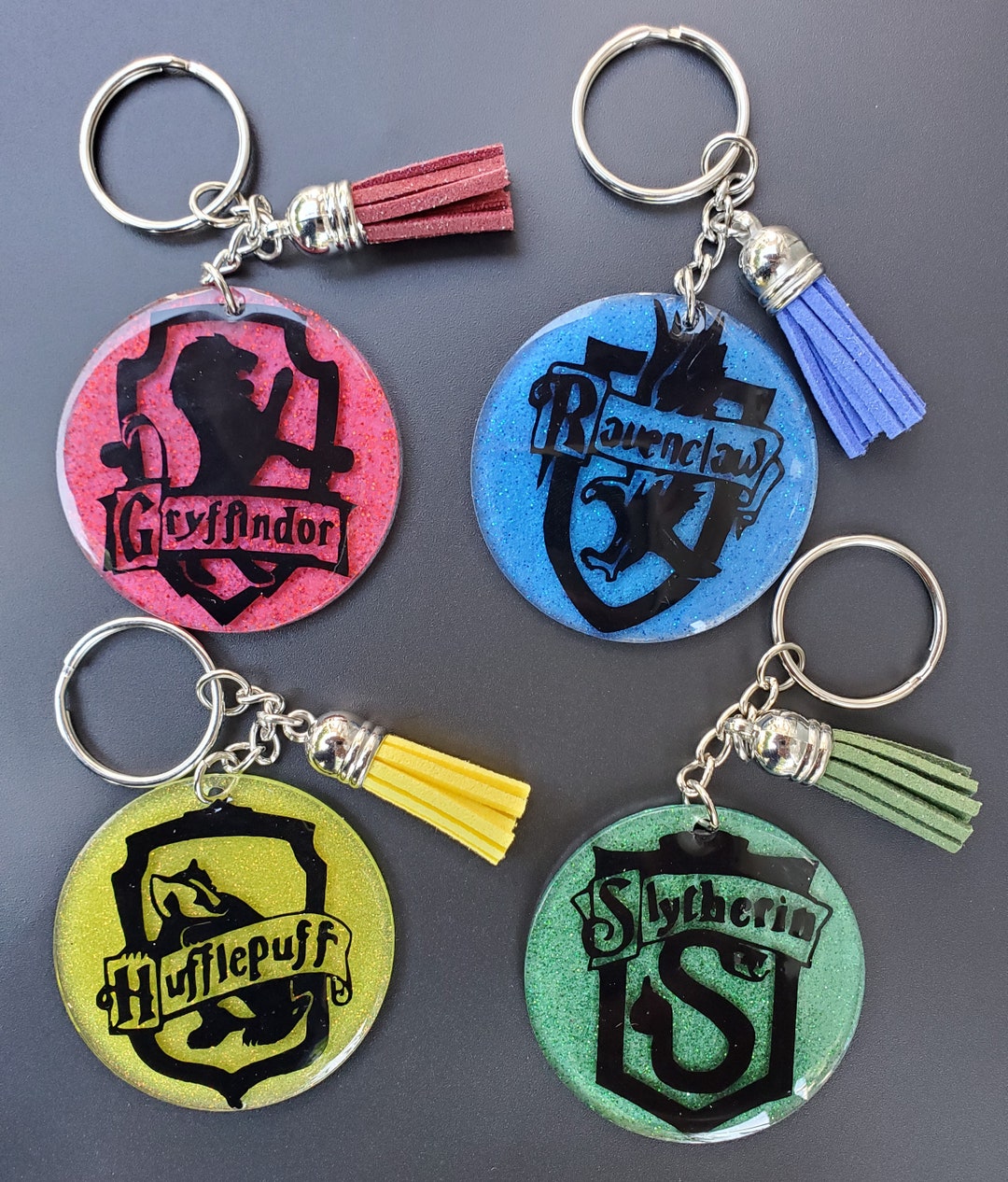Harry Potter Inspired Keychains/ House Crest/ - Etsy