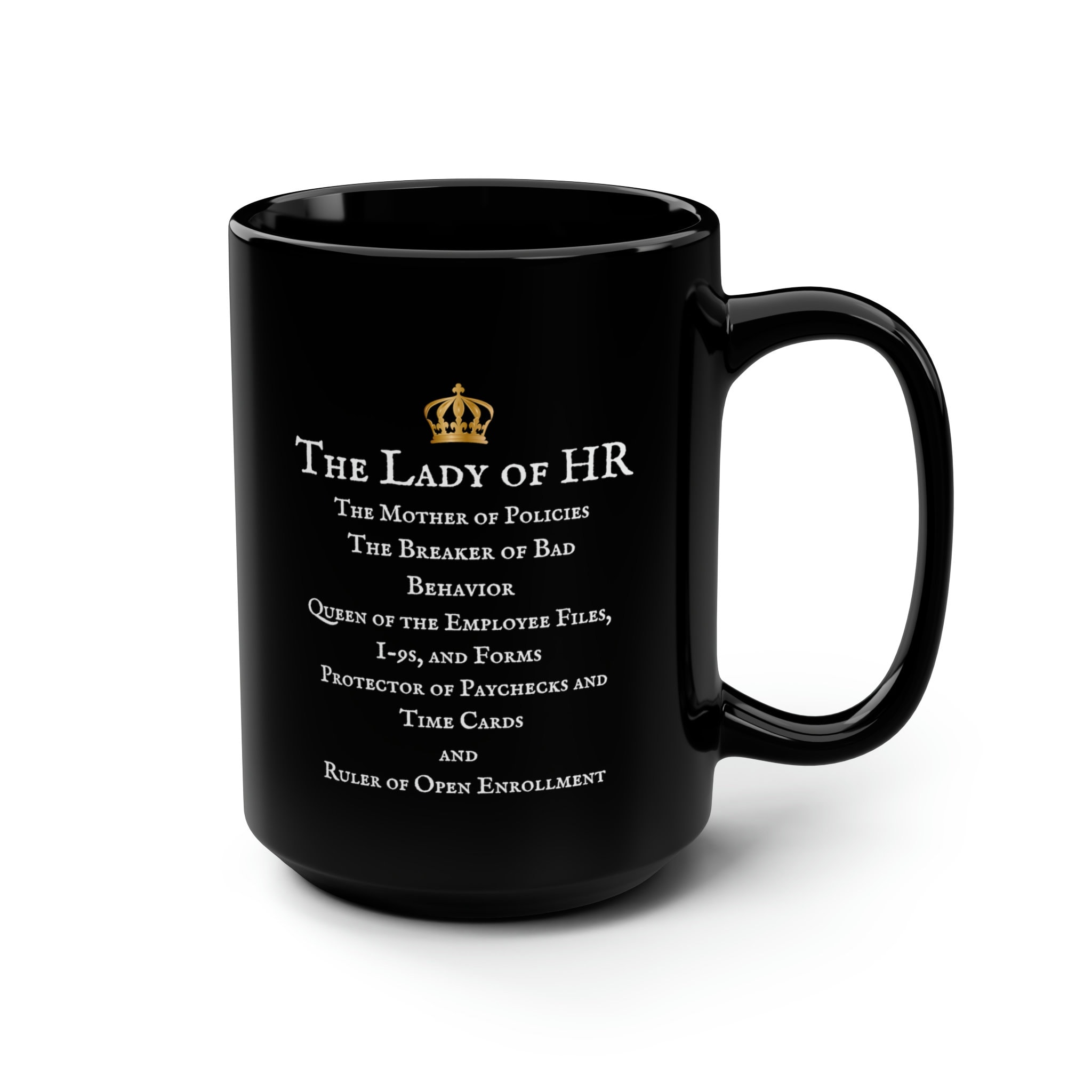 Funny HR Gift for Coworker the Lady of HR Mug Christmas Gift, Hr ...