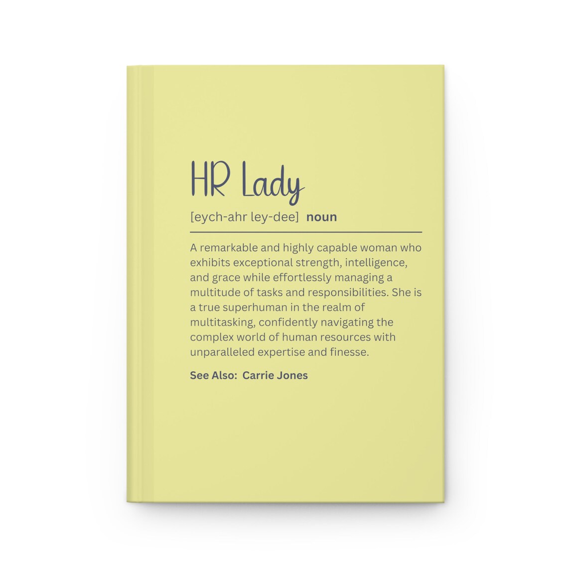 Personalized Human Resources Gift, Notebook HR Coworker Gift, Funny HR ...