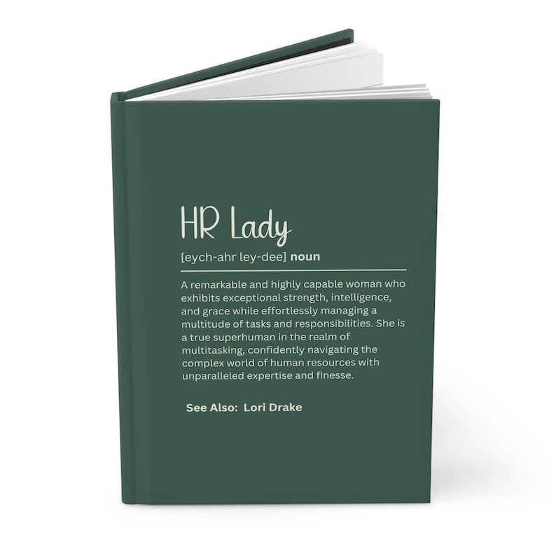 Personalized Human Resources Gift, Notebook HR Coworker Gift, Funny HR ...