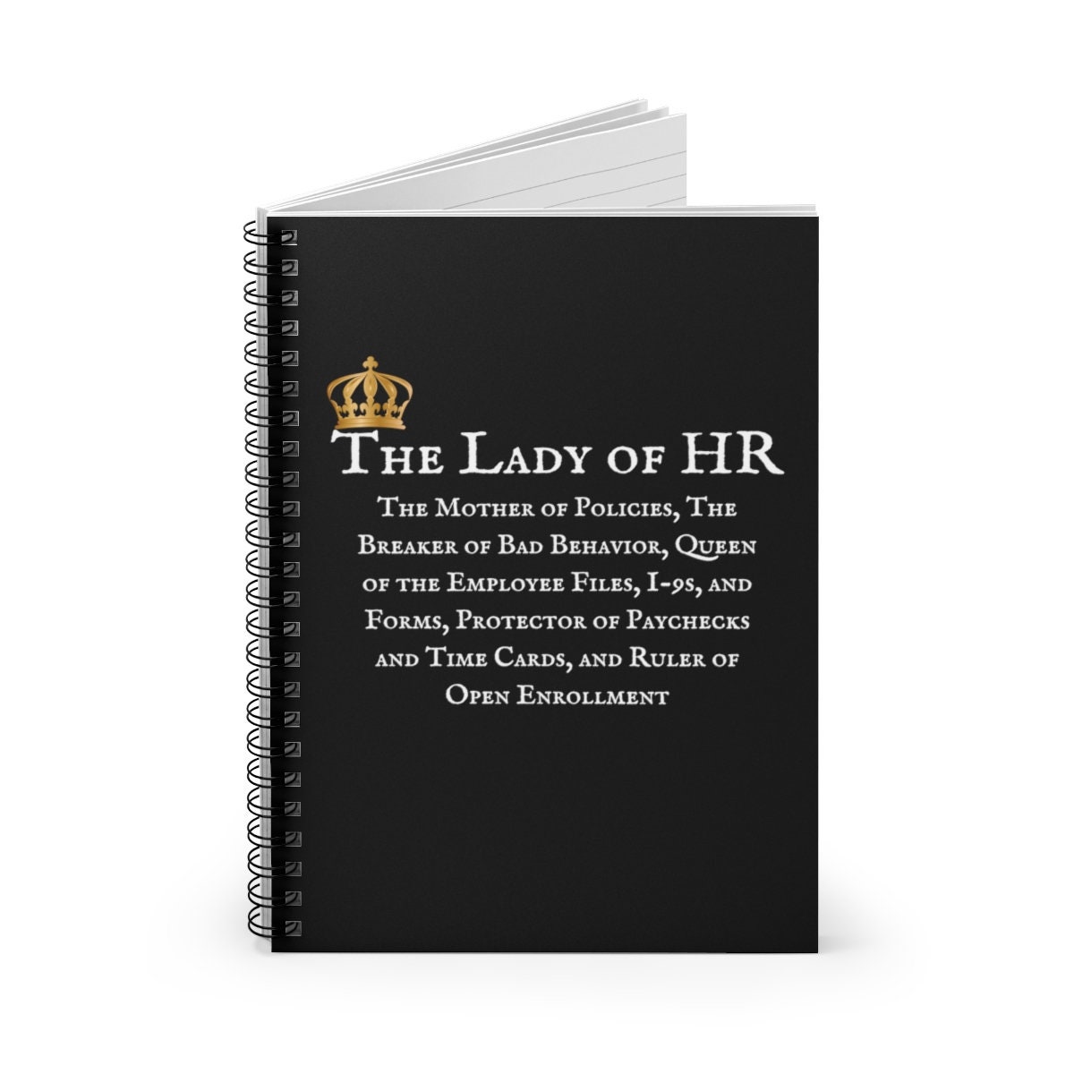 Funny HR Gift for Coworker the Lady of HR Notebook Christmas - Etsy