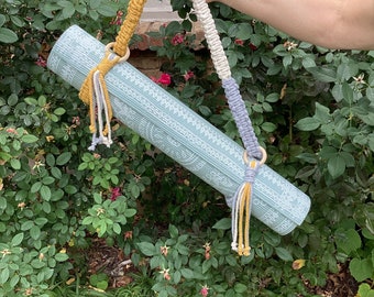 Yoga Mat / Blanket Macrame Tote Strap - Etsy