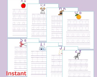 Printable Handwriting Paper | Kindergarten Paper |primary Lined Paper ...