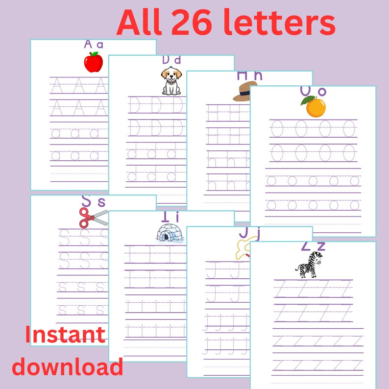Printable Alphabet Handwriting Paper | Kindergarten Paper |primary ...