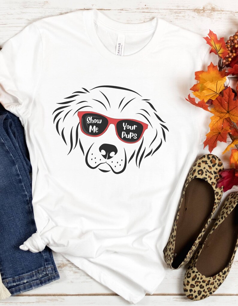 Show Me Your Pups T-shirt Golden Retriever Dog Apparel - Etsy