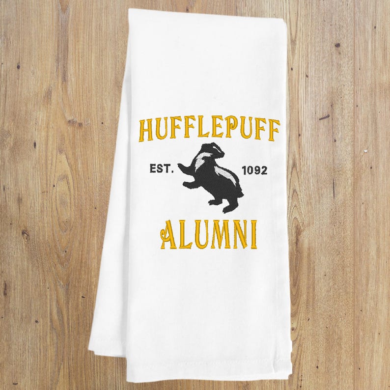 Hufflepuff Alumni Hogwarts Harry Potter Embroidery Digital File - Etsy