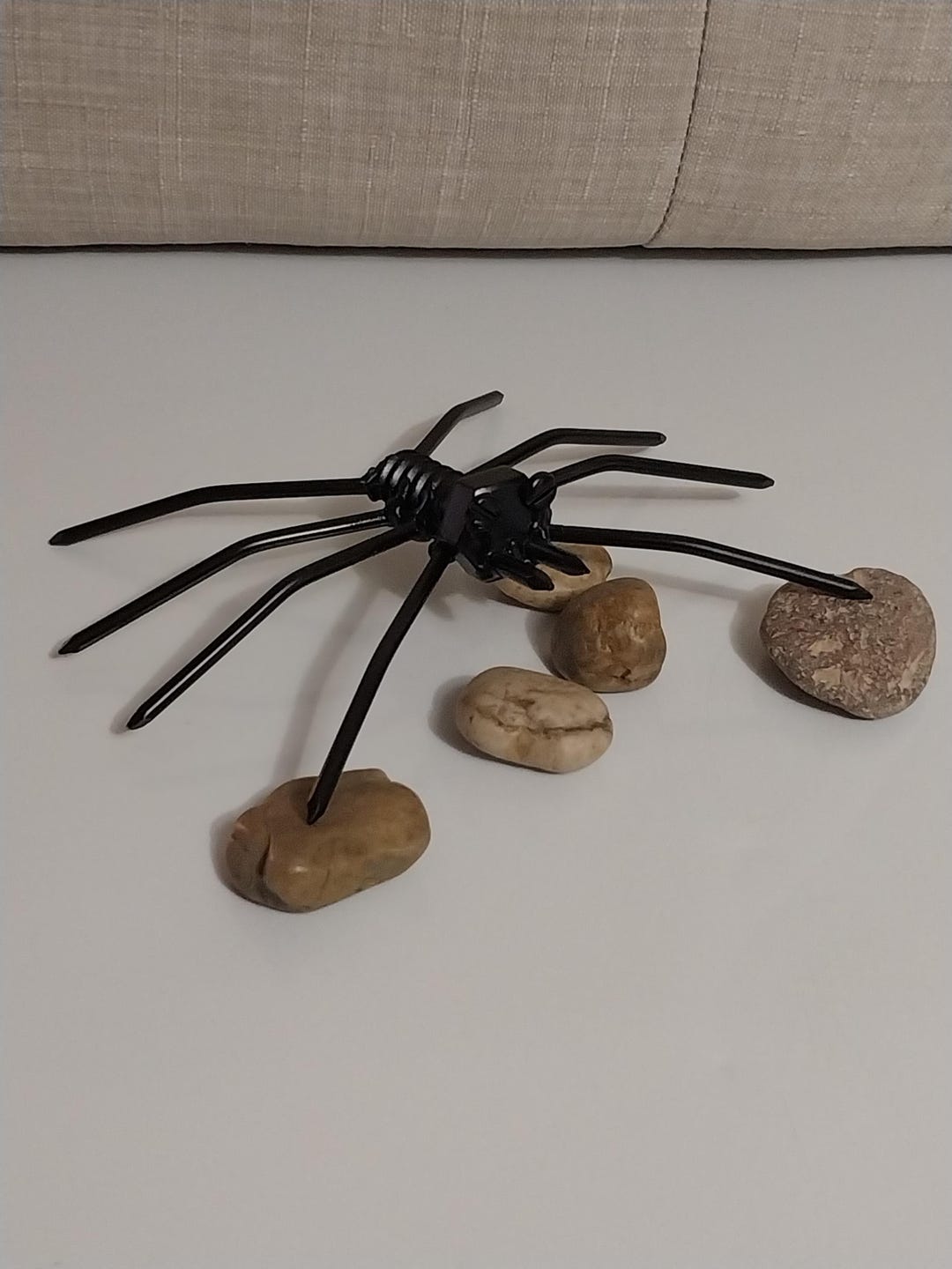 Spider Made Out of Metal Bolts Nails Welded Metal Art Decor Halloween ...