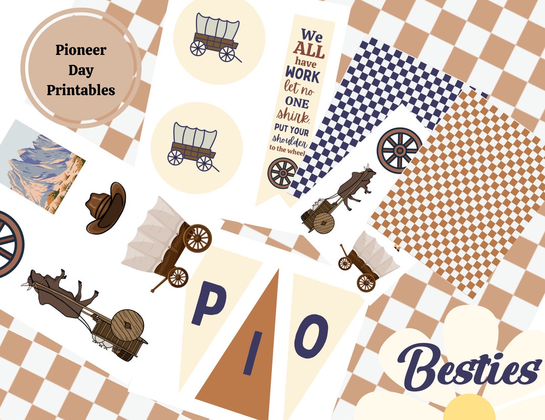 Pioneer Day Printables - Etsy
