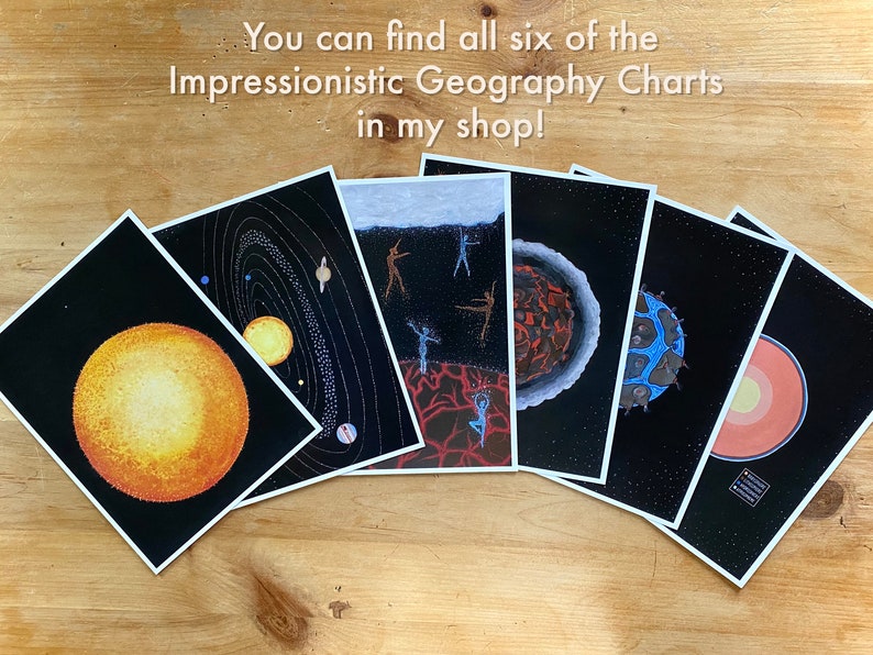 Chart No. 5 Impressionistic Geography Montessori Elementary First Great ...