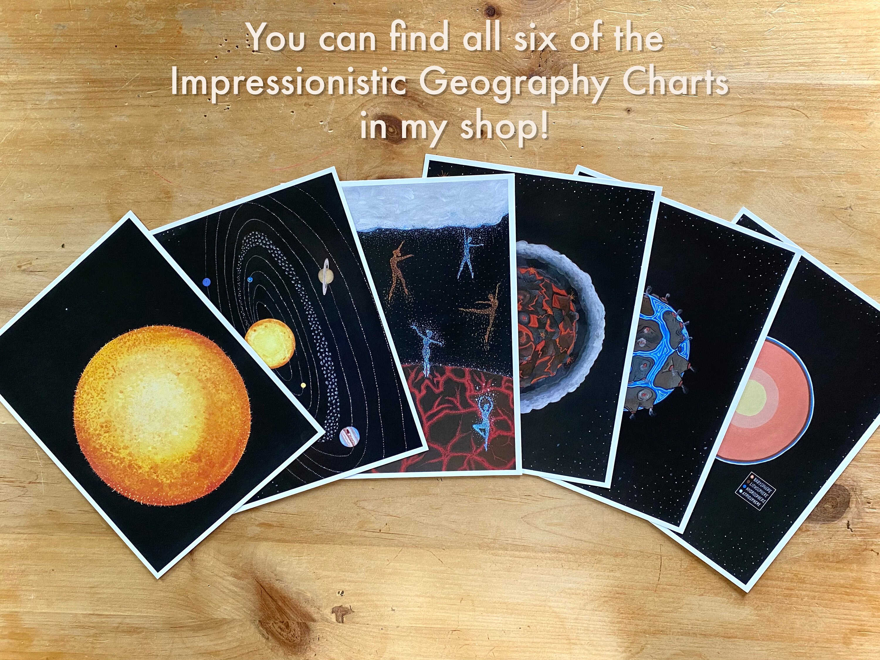 Chart No. 4 Impressionistic Geography Montessori Elementary First Great ...