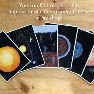 Chart No. 3 Impressionistic Geography Montessori Elementary First Great ...