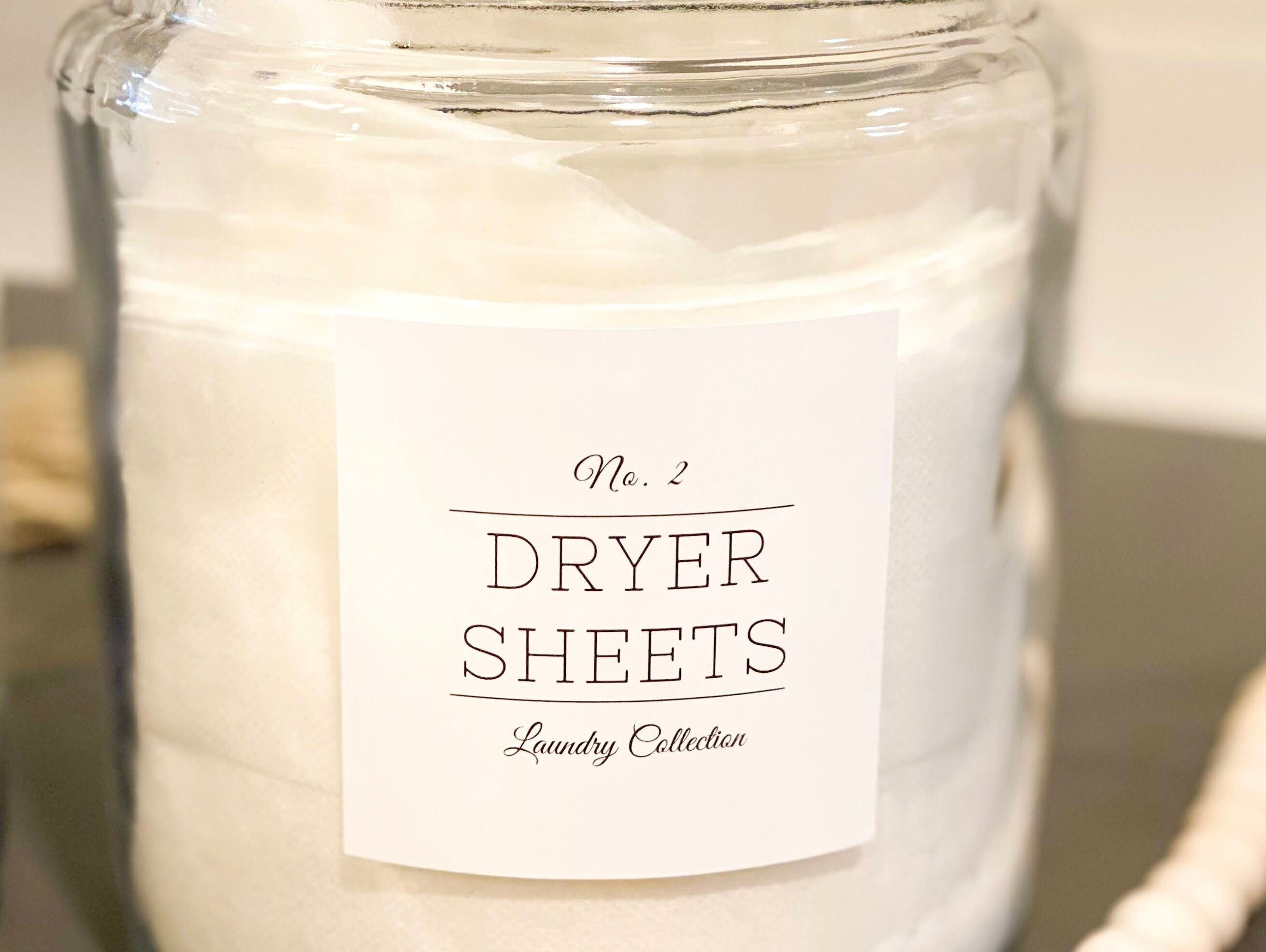 Laundry Labels (minimal Design) • Water Resistant • Custom Laundry ...