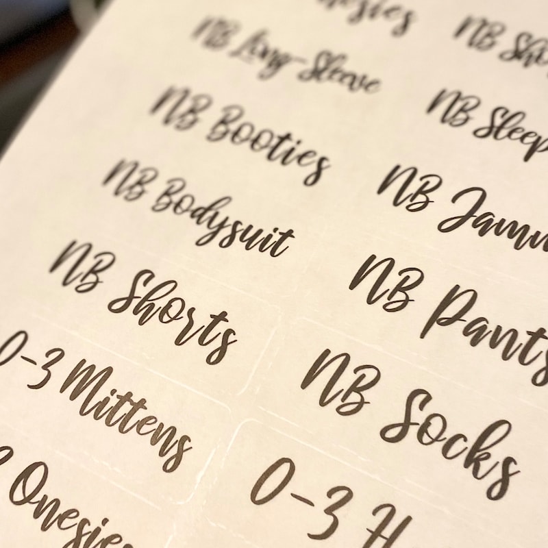 Nursery Labels - Etsy