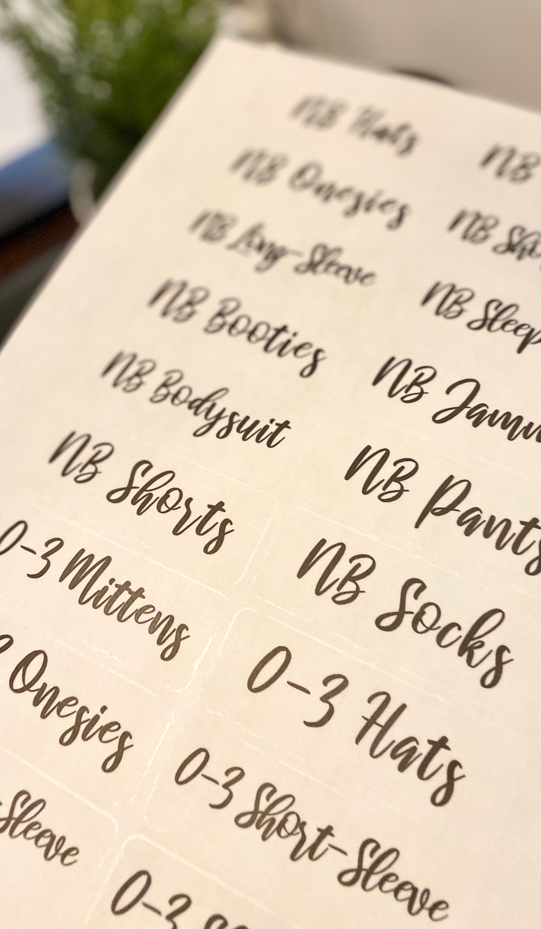 Children Labels • Water Resistant • Labels • Nursery Labels • Durable ...