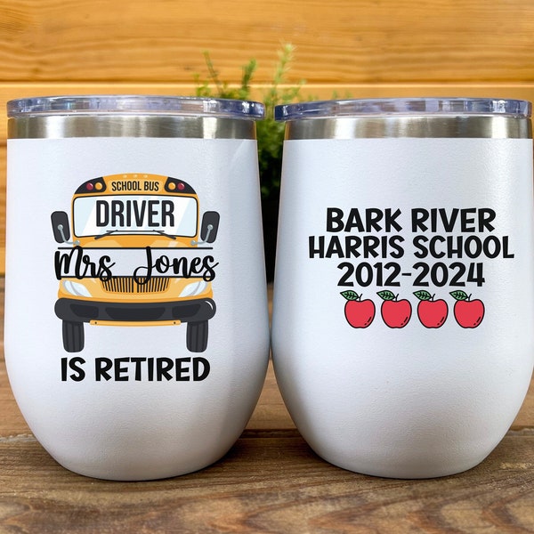 Retiring Bus Driver Tumbler - Etsy