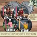 Custom Photo Pin Football Softball Senior Year Sports Photo Pin Spirit ...