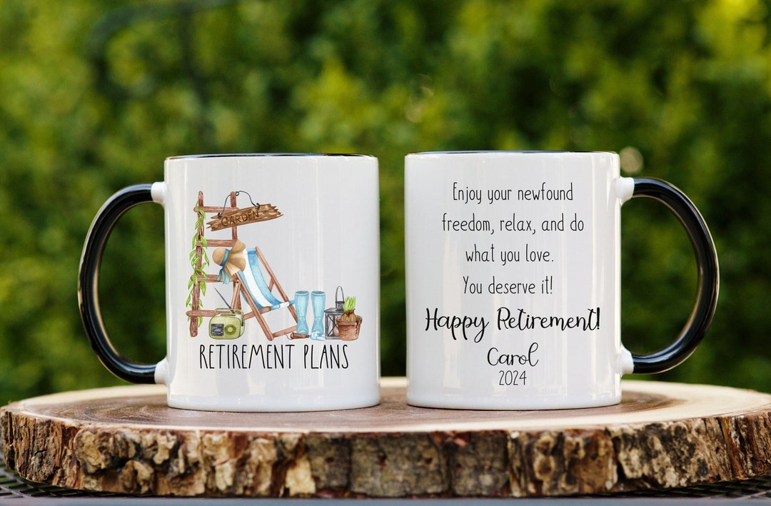 Gardening Gift for Women Retirement Mug Retiring Coworker Boss ...