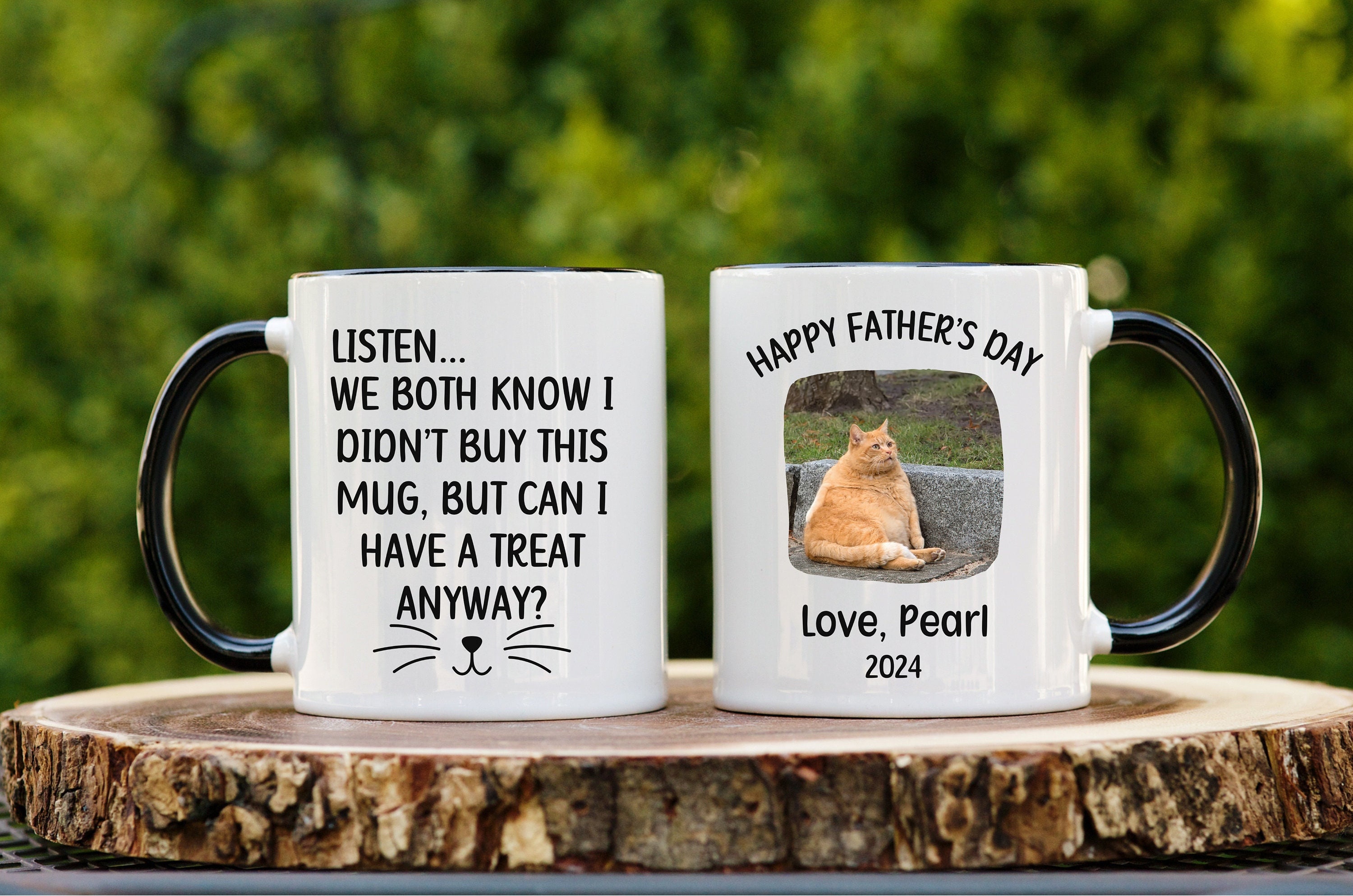Fathers Day Mug From Cat Dad Mug Gift for Husband Fathers Day Cat Daddy ...