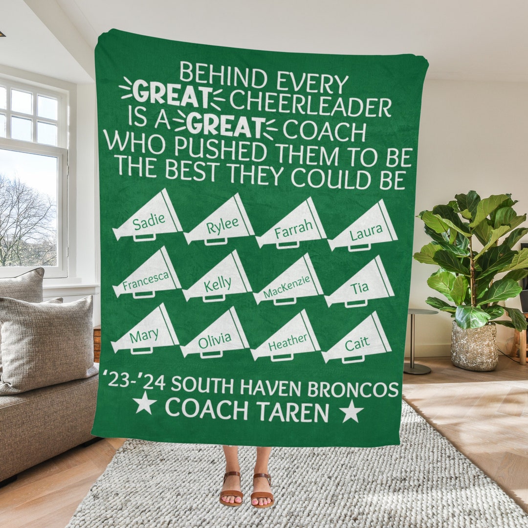 Cheer Coach Gift Appreciation Gift Thank You Coach Gift Custom Sports ...