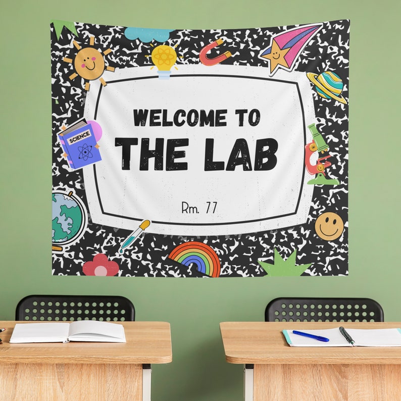 Teacher Name Sign Classroom Wall Decor Homeschool Classroom New Teacher ...