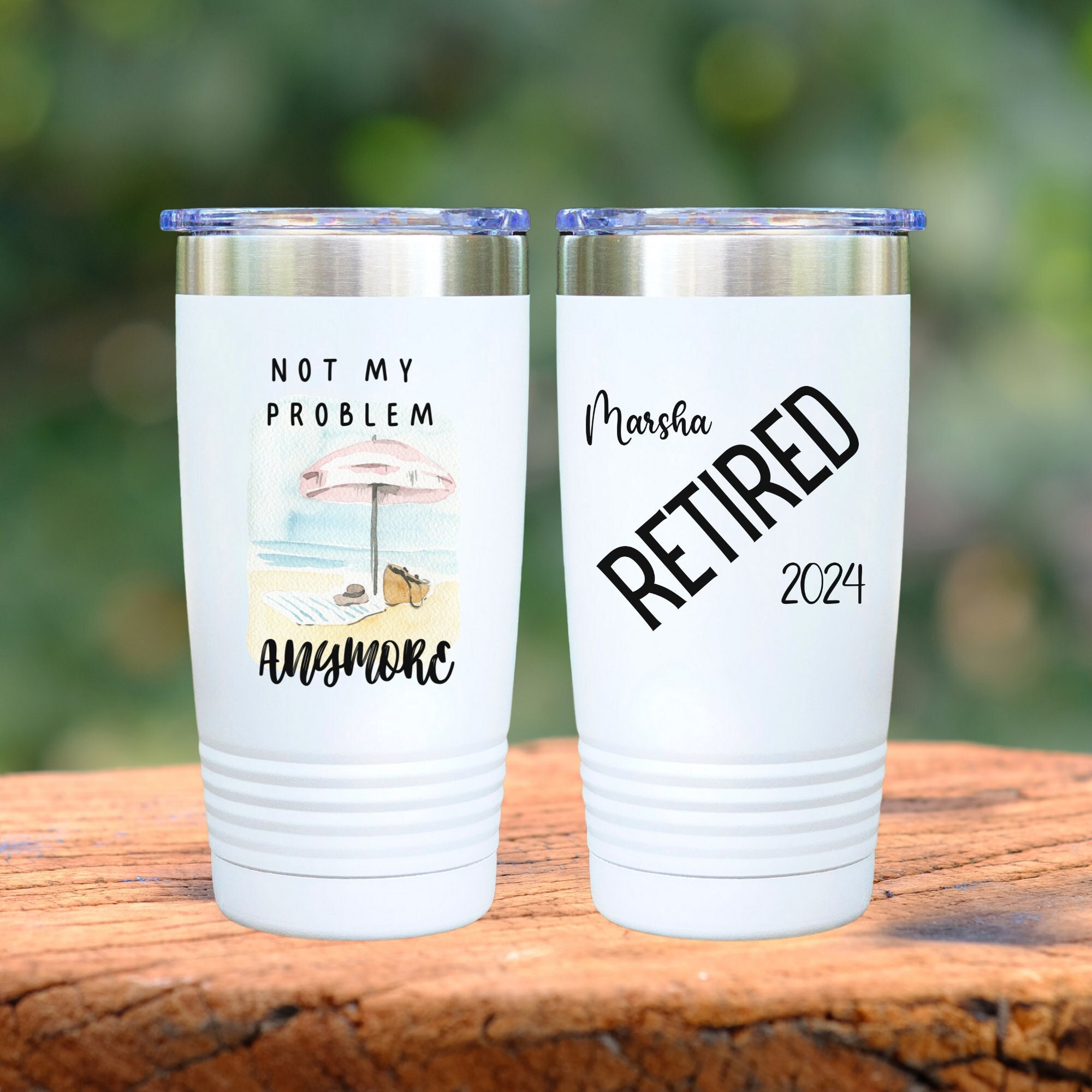 Funny Retirement Tumbler for Women Personalized Mug Retiring Coworker ...