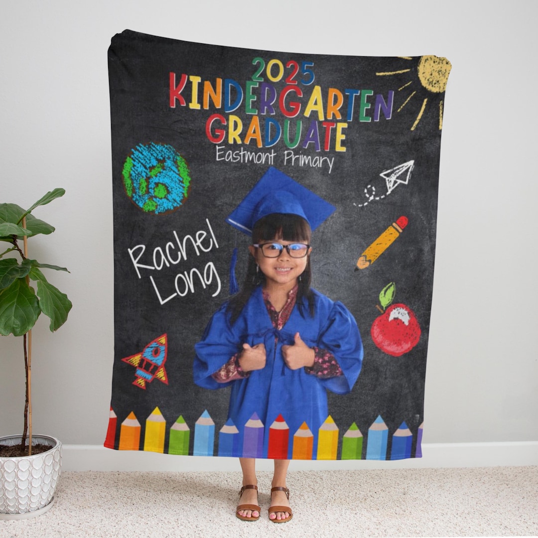 Kids Graduation Gifts Graduation Photo Blanket for Graduating ...