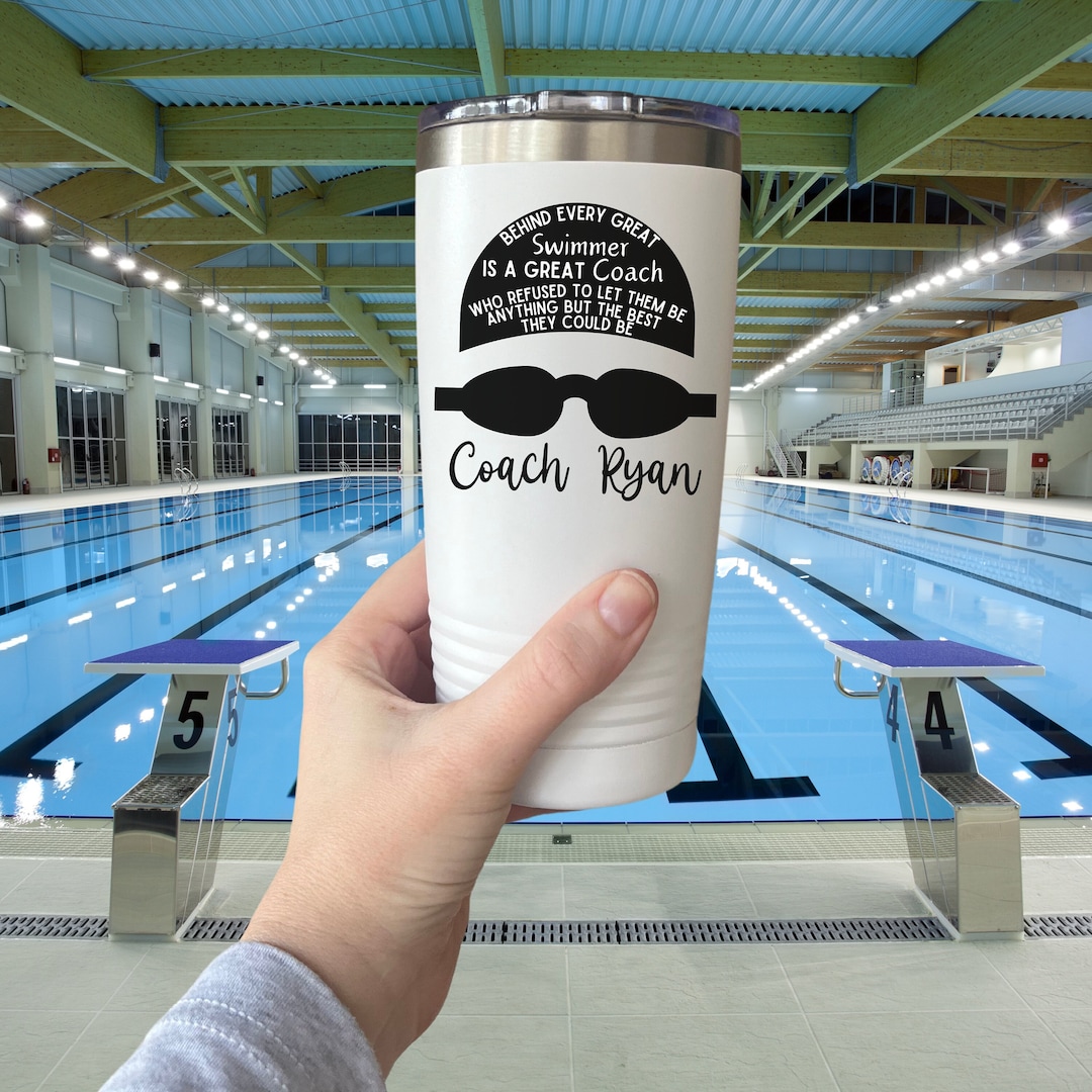 Swim Coach Tumbler Gift for Swim Coach End of Season Gift Personalized ...