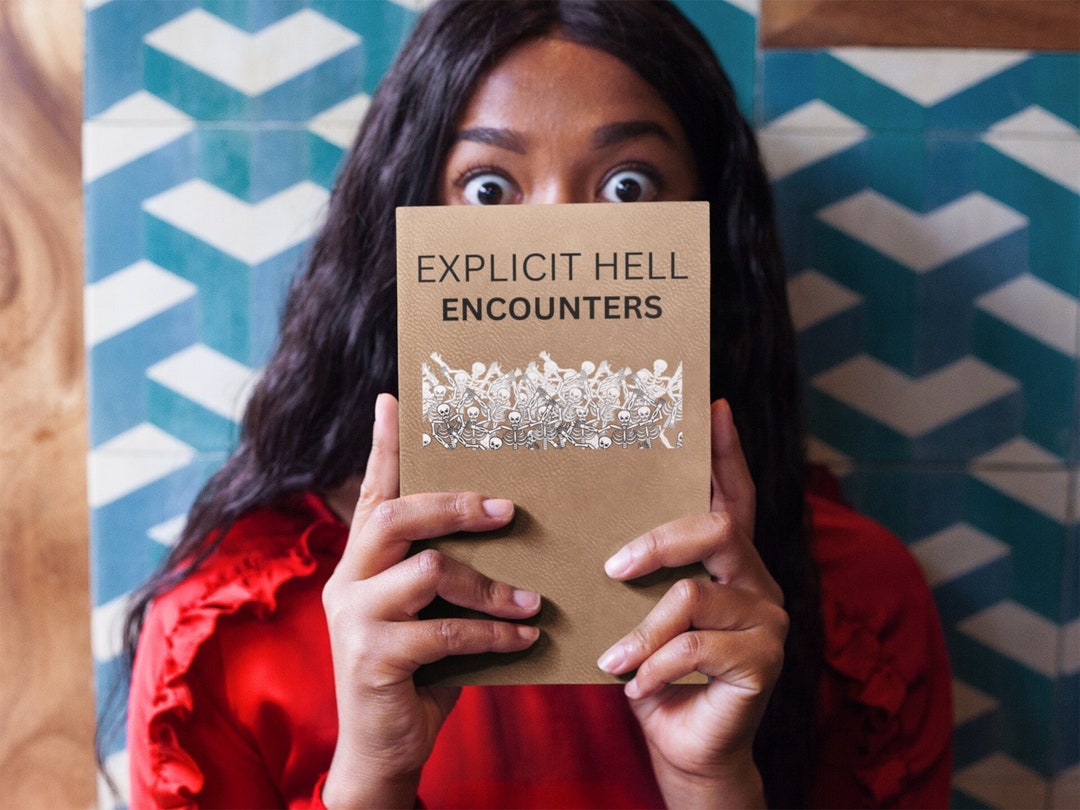 Explicit Hell Encounters A Gorgeous Vegan Personalized - Etsy