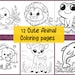 Cute Coloring Pages for Kids and Adults, Printable Coloring Sheets ...