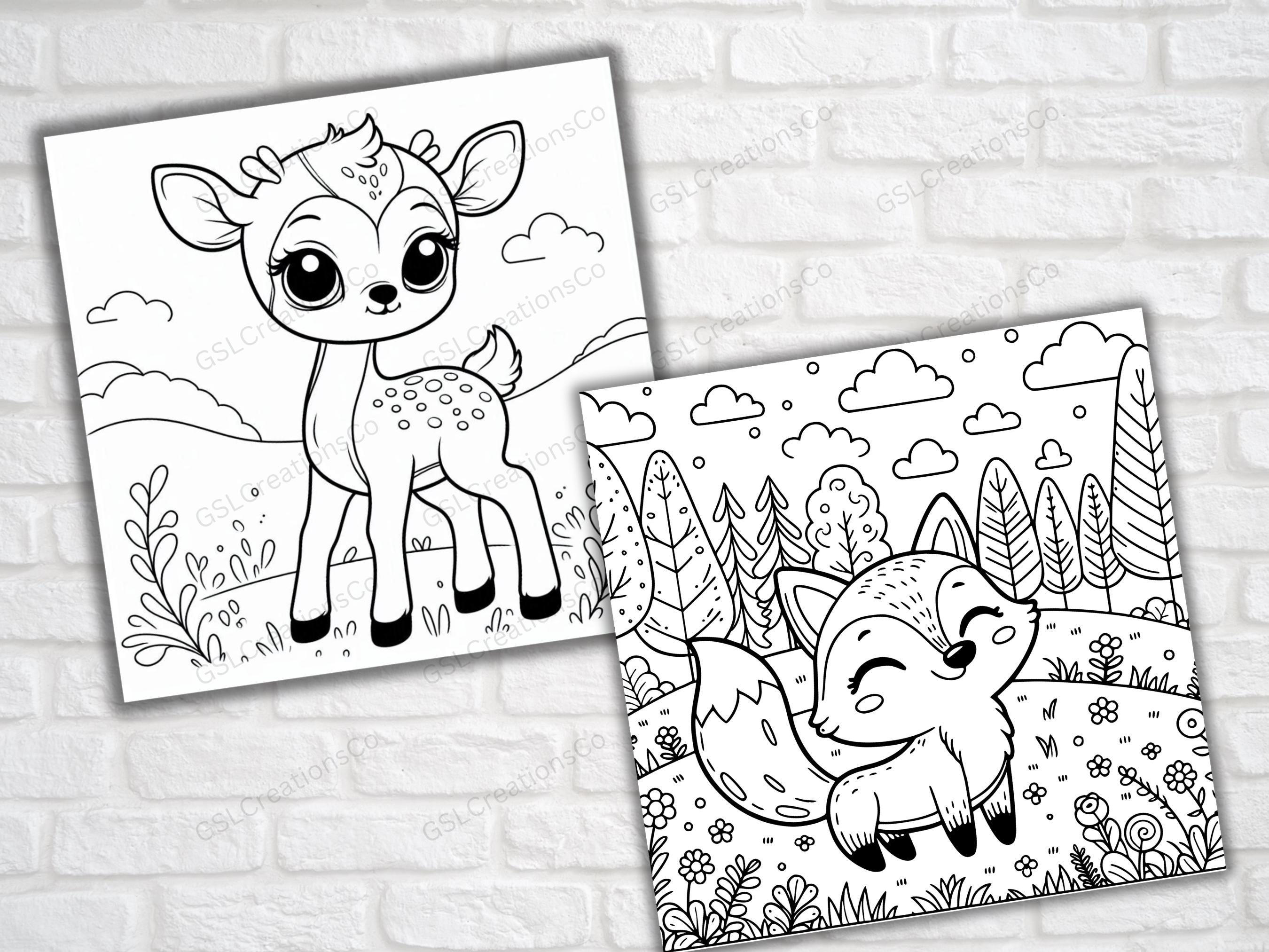 Cute Coloring Pages for Kids and Adults, Printable Coloring Sheets ...