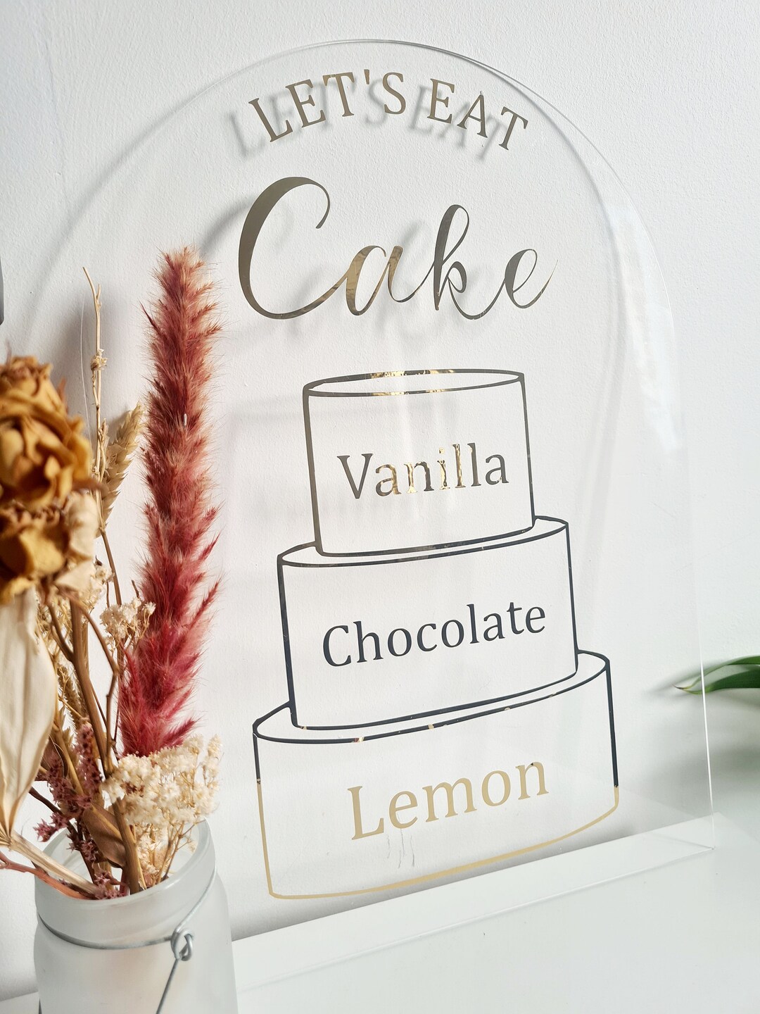 Wedding Cake Sign. Wedding Signage. Acrylic Signs. Wedding Decor ...