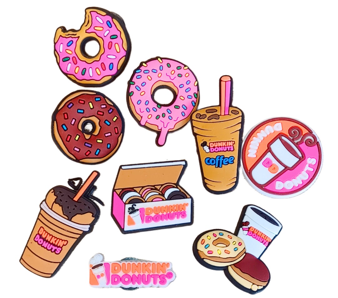 Dunkin Donuts Crocs Jibbitz Charms - Etsy