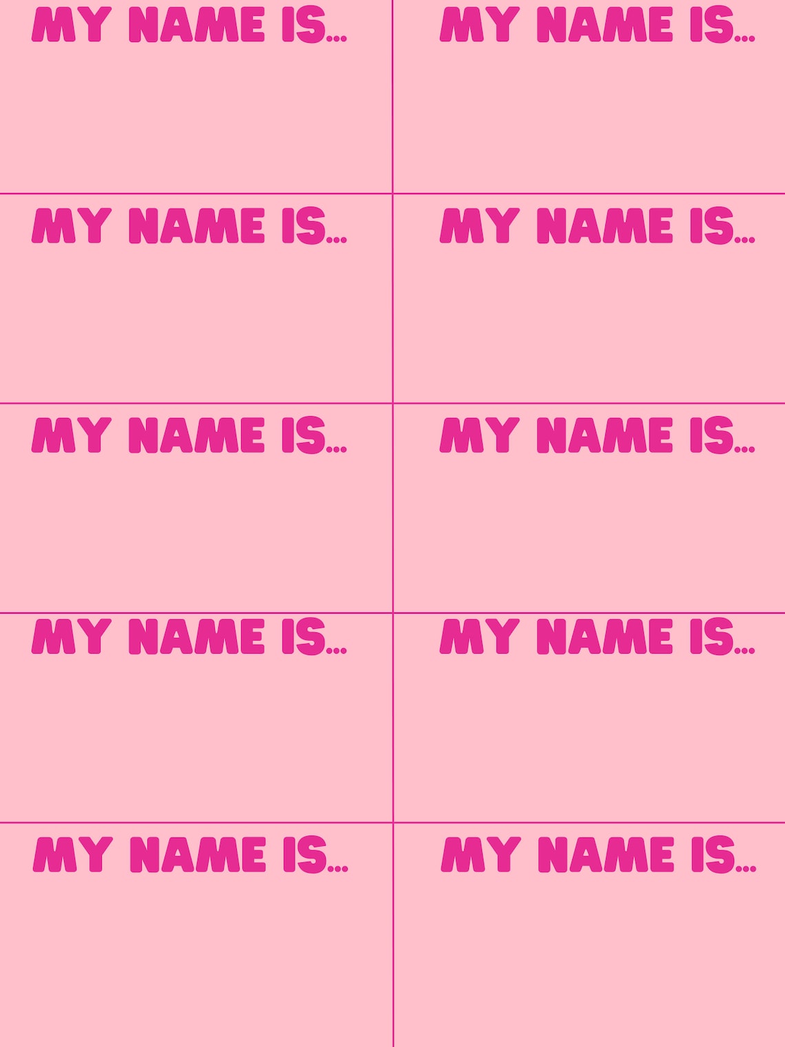 What’s Your Cupid Name + Name Tags **download and Print** - Etsy