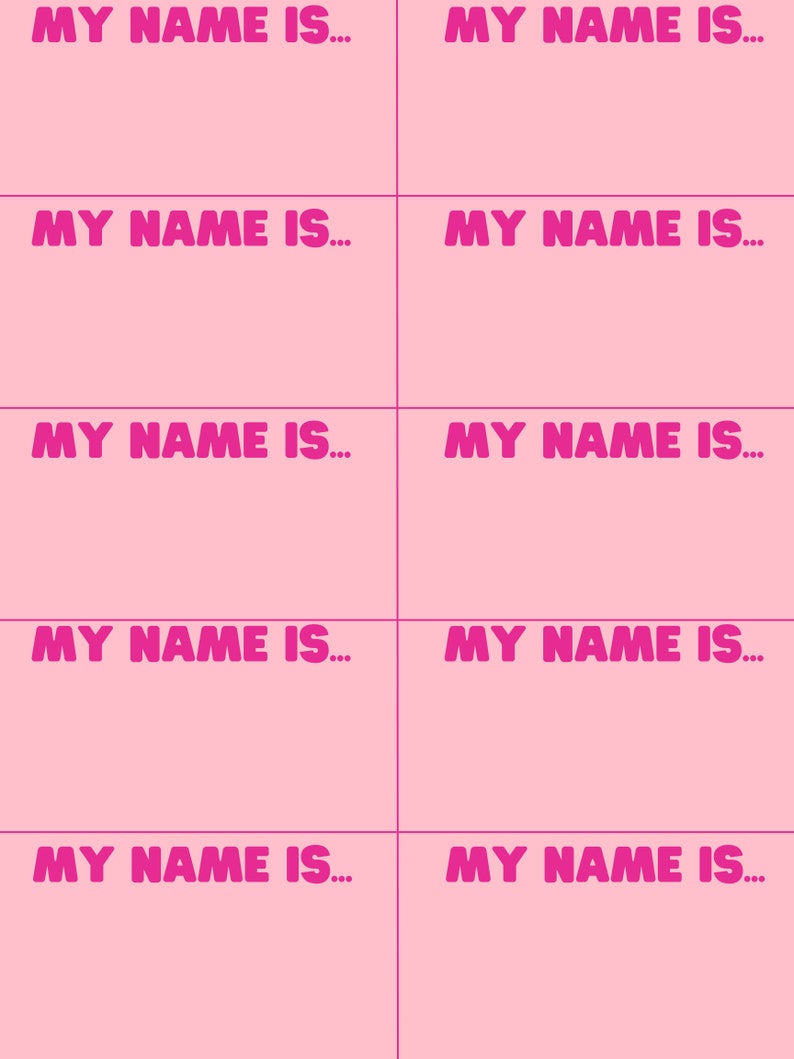 What’s Your Cupid Name + Name Tags **download and Print** - Etsy