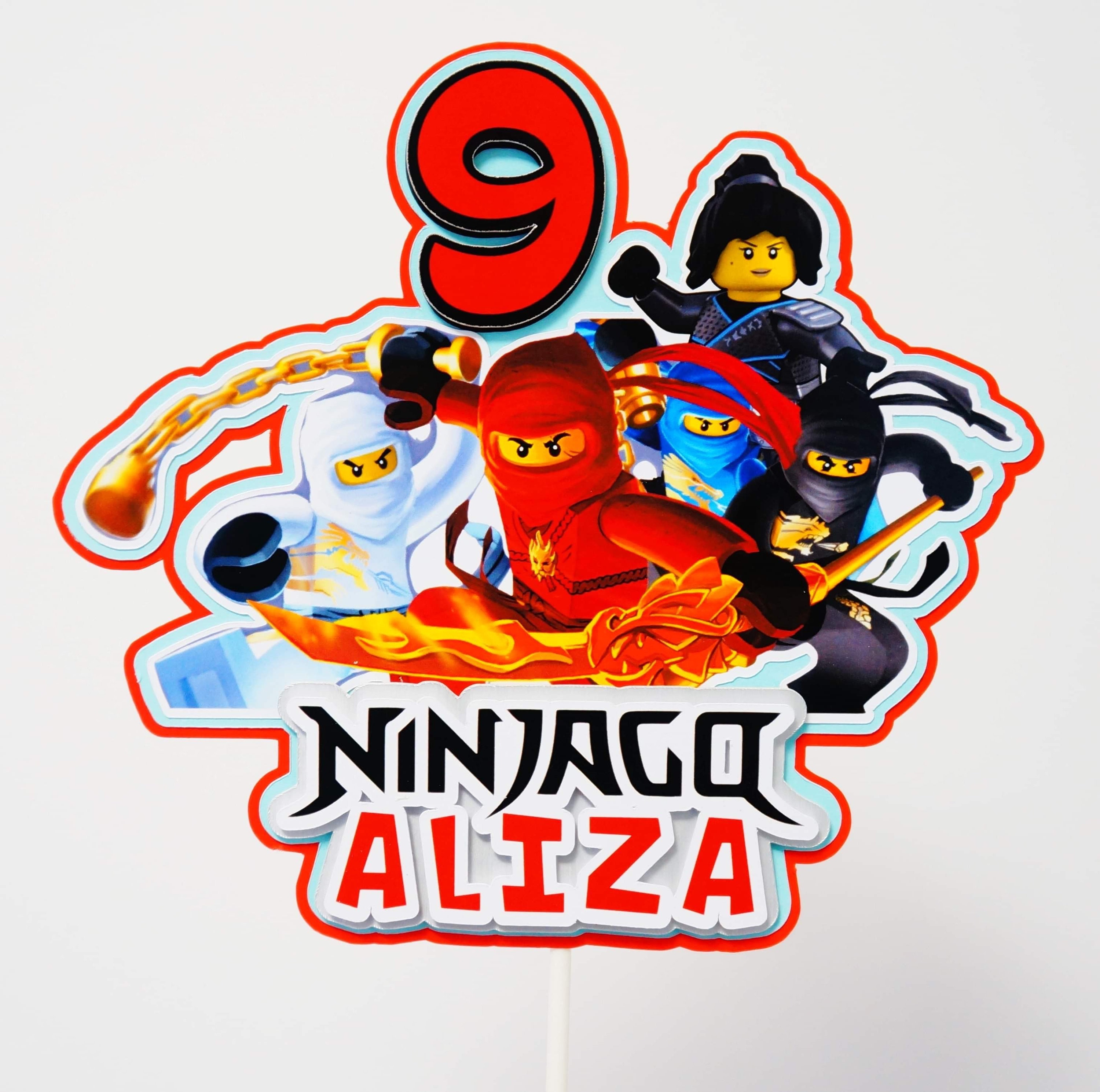 Lego Ninjago Happy Birthday Cake Topper | atelier-yuwa.ciao.jp
