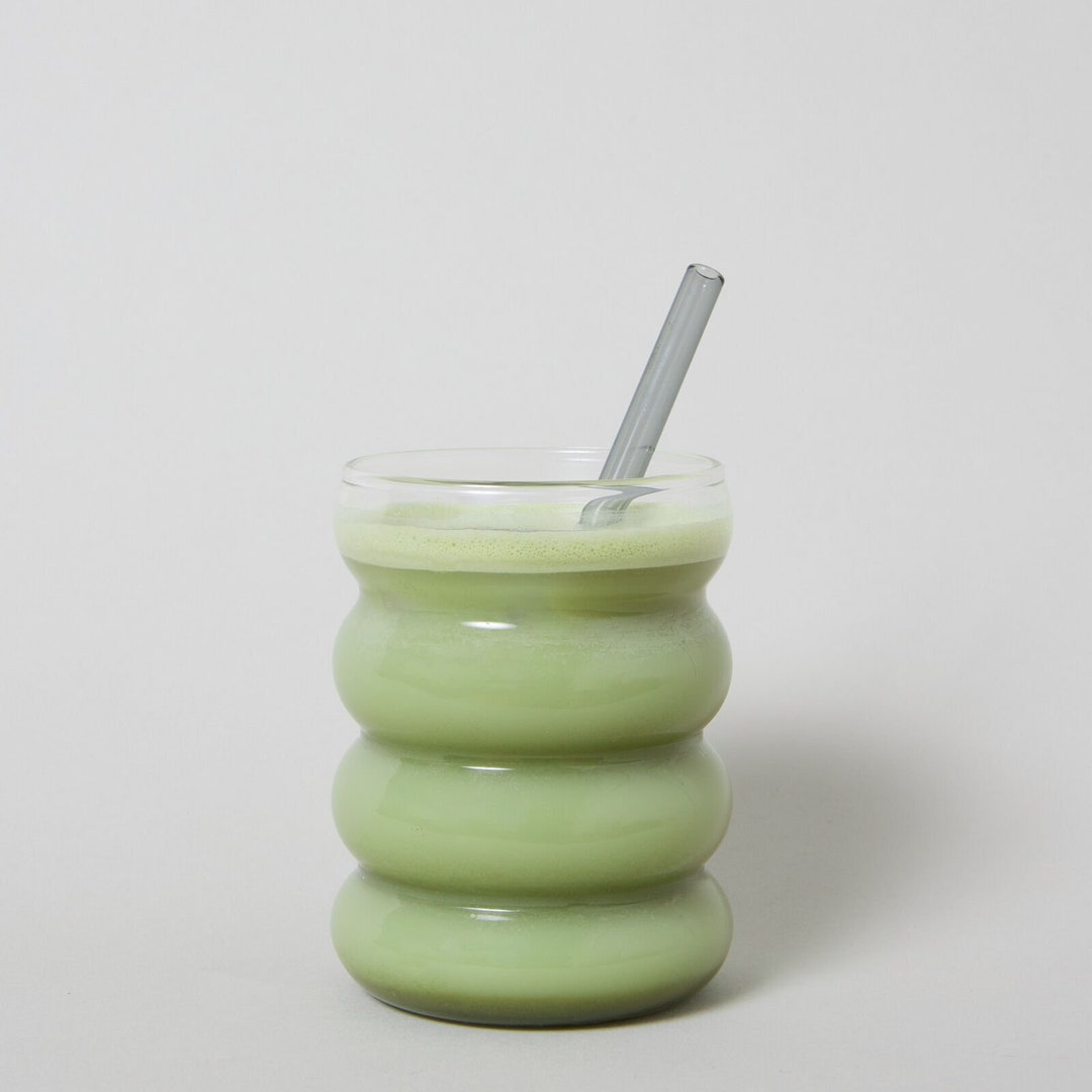 Wavy Ripple Glass Cup - Etsy