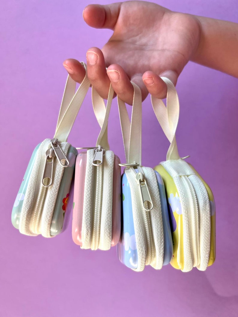 Cute Monkey Mini Tin Box Pouch Lanyard Purse Zipper Pouch - Etsy