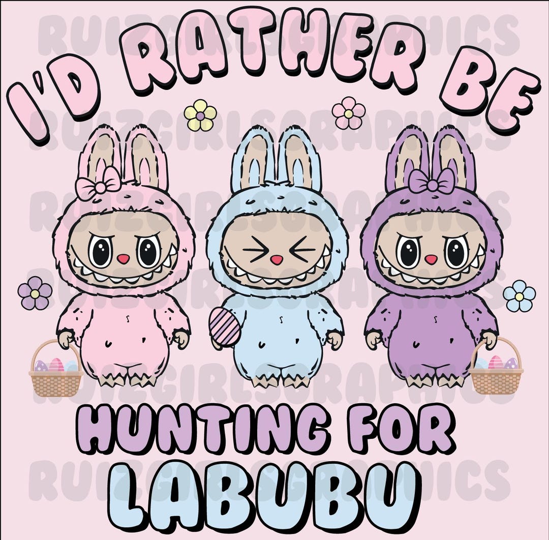 Labubu EASTER Png for Shirts Mugs Bags - Digital Instant Download - Etsy