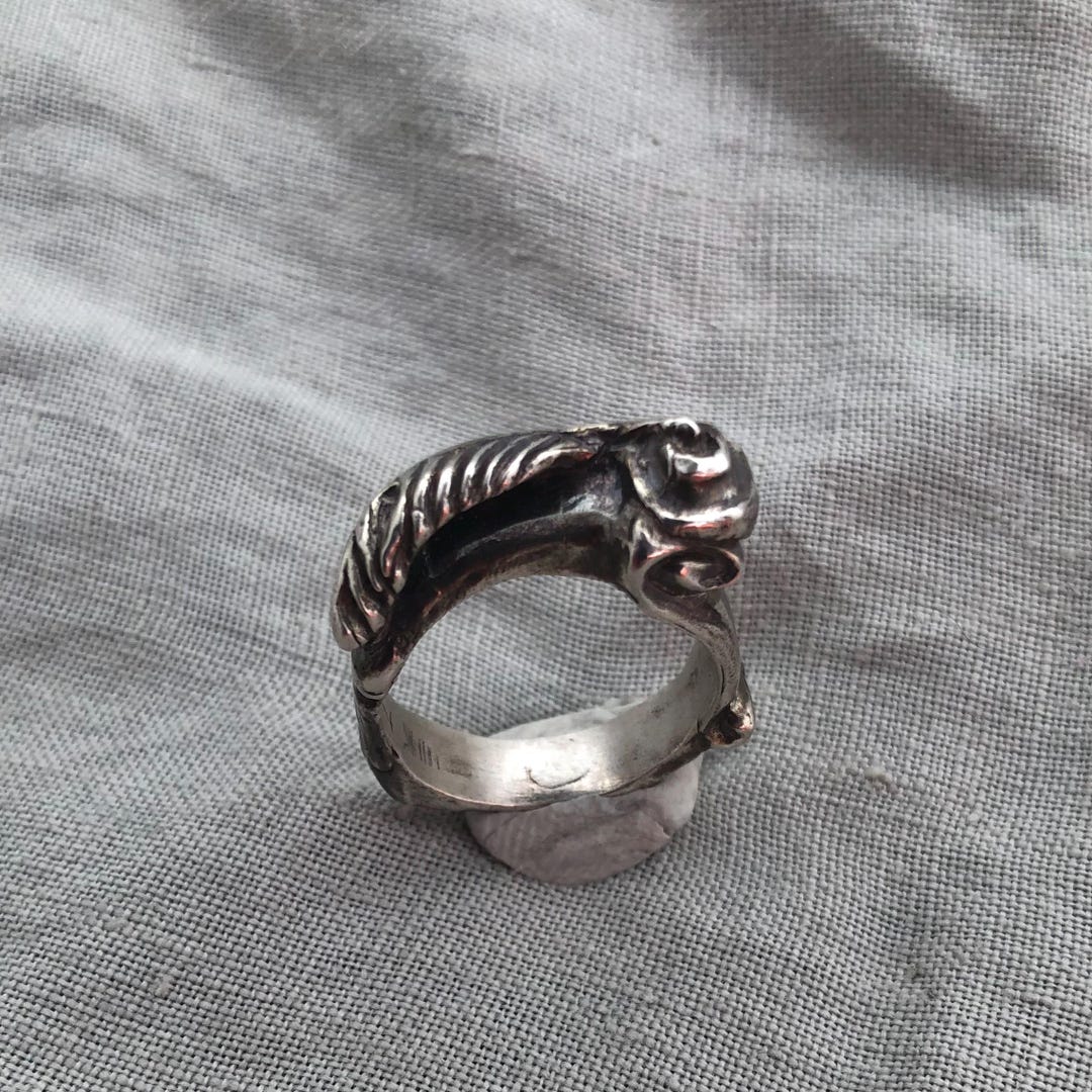 Shakespeare Sonnet 17 Ring // Hand-carved Ring in Argentium Sterling ...
