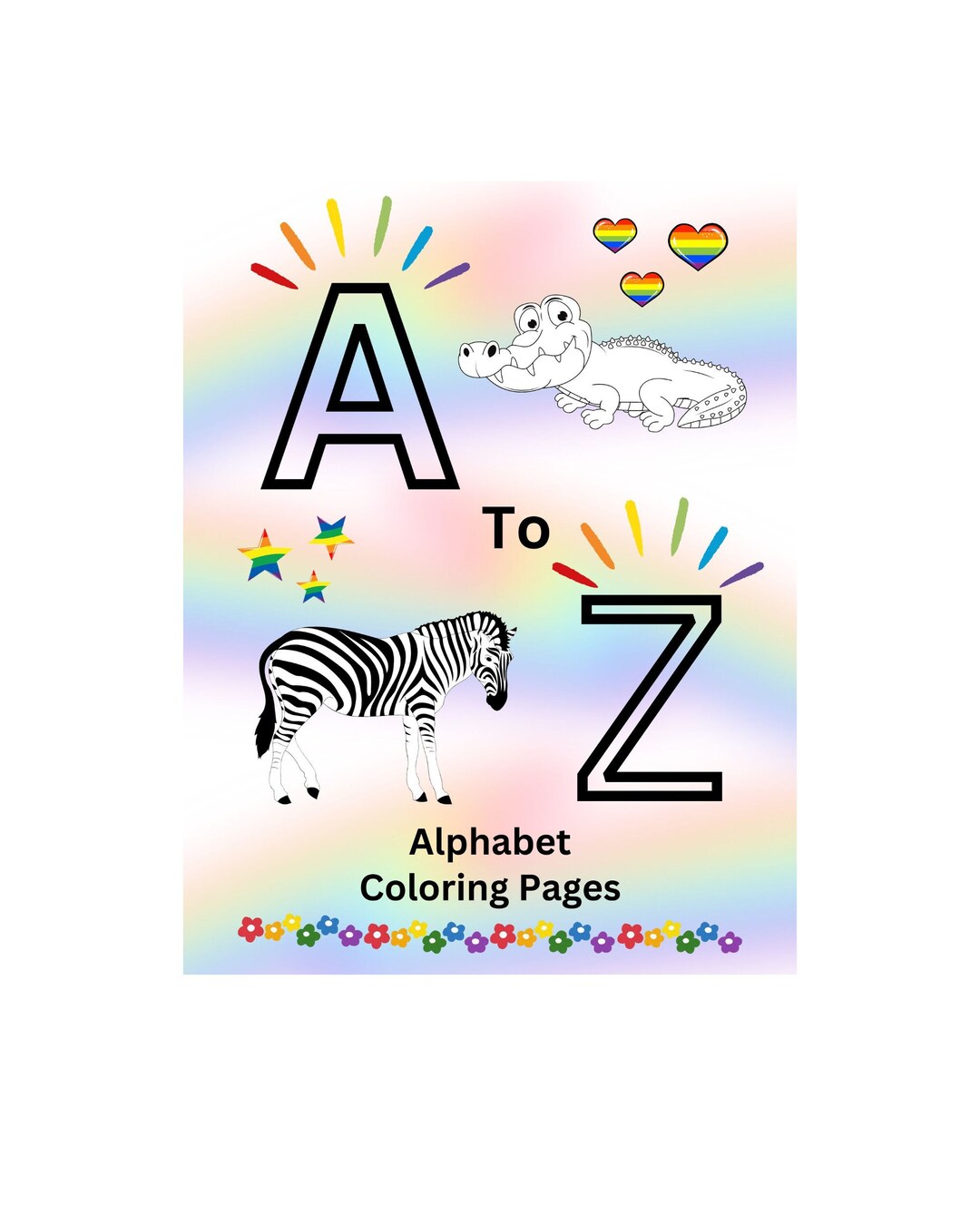 A to Z Alphabet Coloring Pages, 26 Alphabet Coloring Pages, Preschool ...