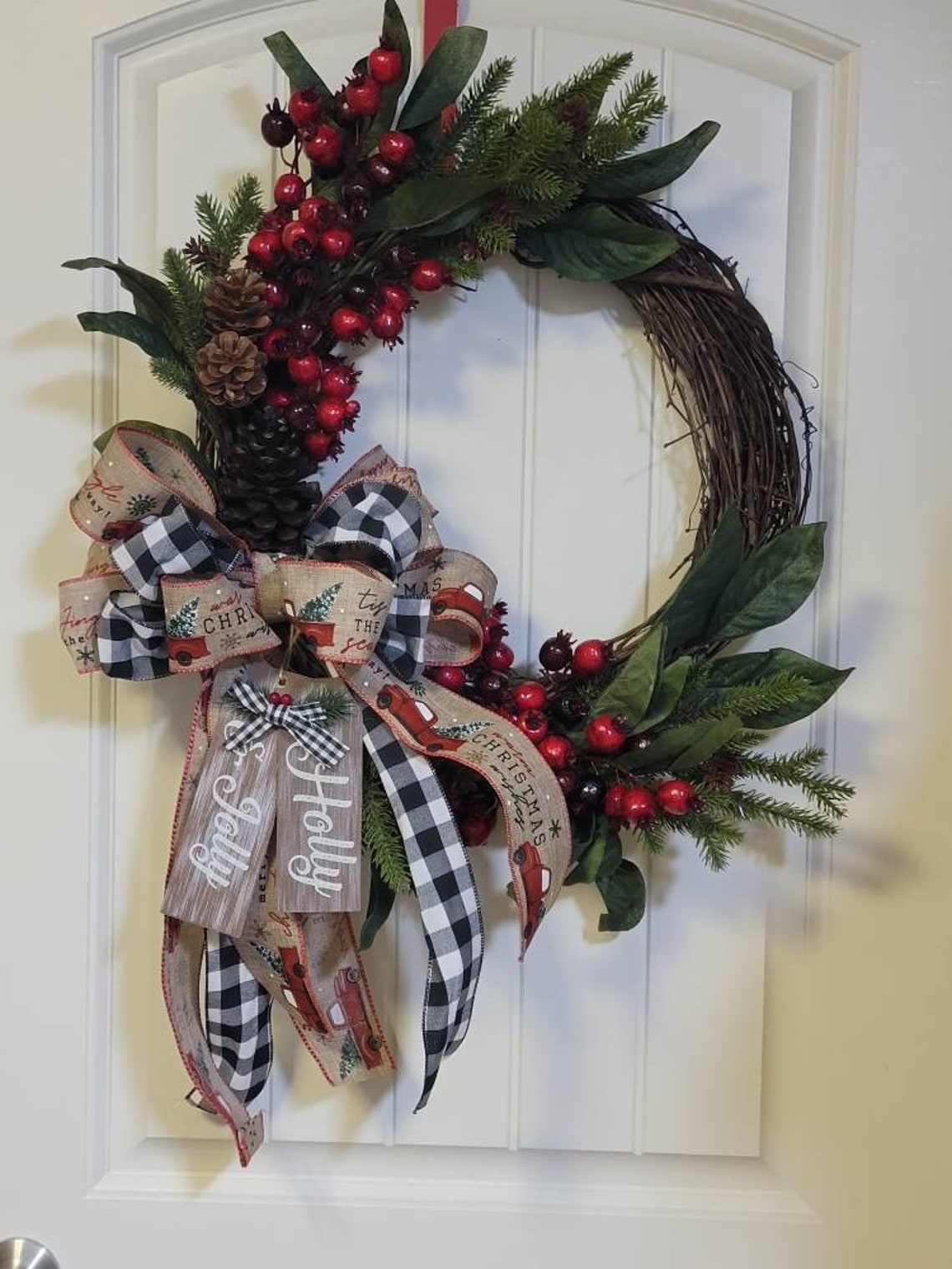 Fall Wreath, Fall Home Decor, Farmhouse, Housewarming, Wreaths & Door ...