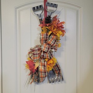 Fall Shovel and Rake, Thanksgiving Decor, Farmhouse Decor, Rustic Decor ...