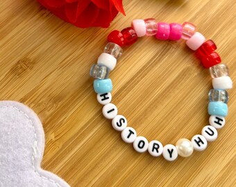 Red White & Royal Blue history, Huh Bracelet - Etsy