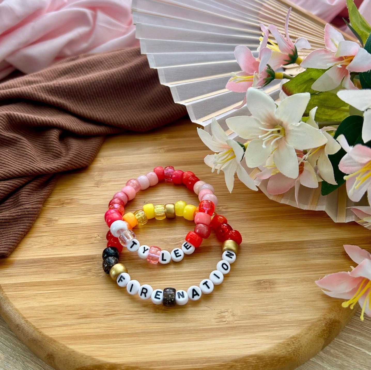Ty Lee ATLA Beaded Bracelet - Etsy