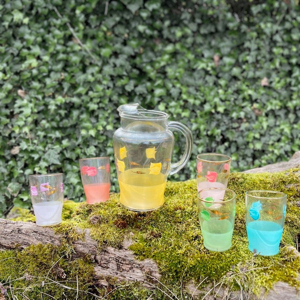 Lemonade Glasses - Etsy