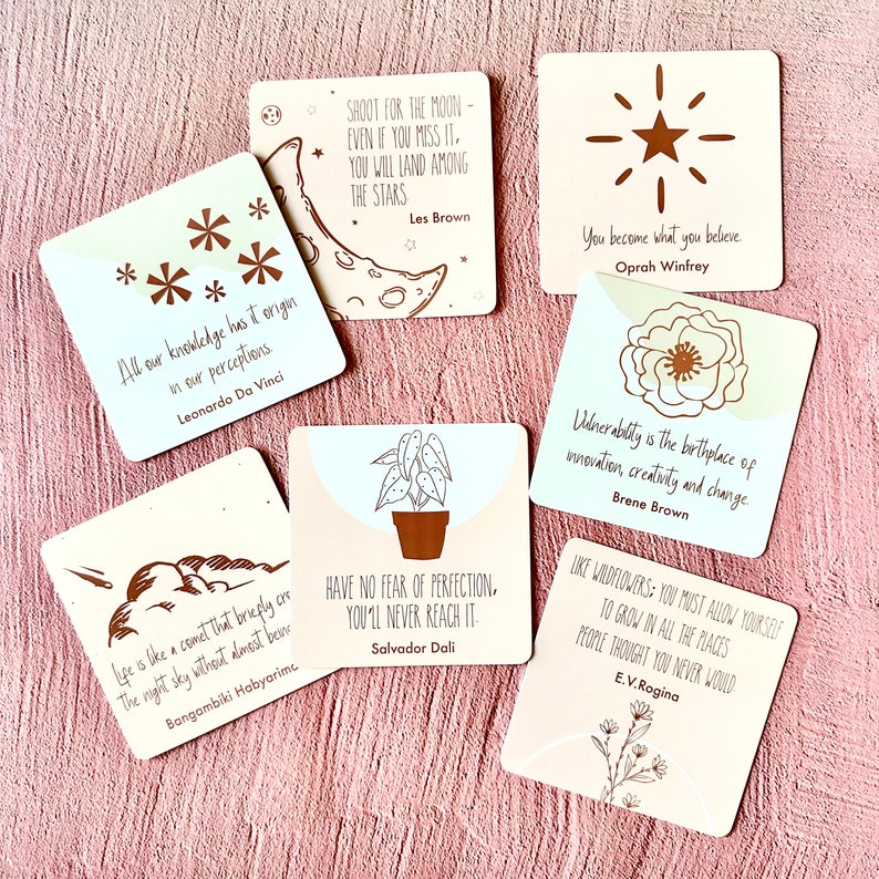 Creativity Quote Cards, Affirmation Cards, Creative Cultivation Cards ...