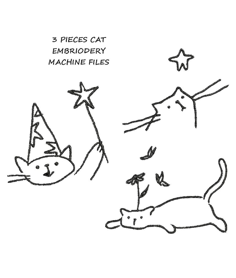 Cats Machine Embroidery Design , Cats Machine Embroidery Designs, Cat ...