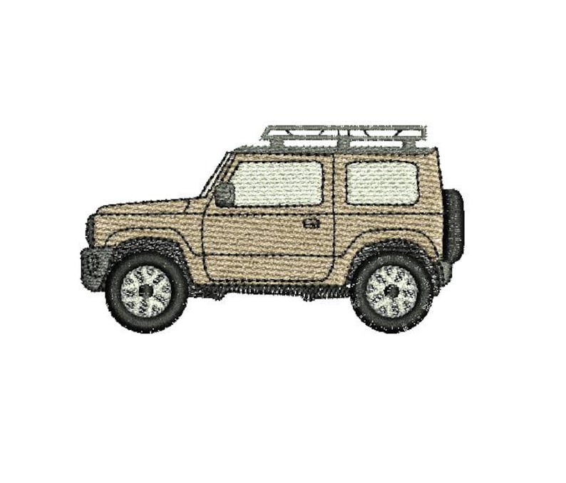 Jimny 4x4 Embroidery Design, Suzuki Off-road (instant Download) - Etsy