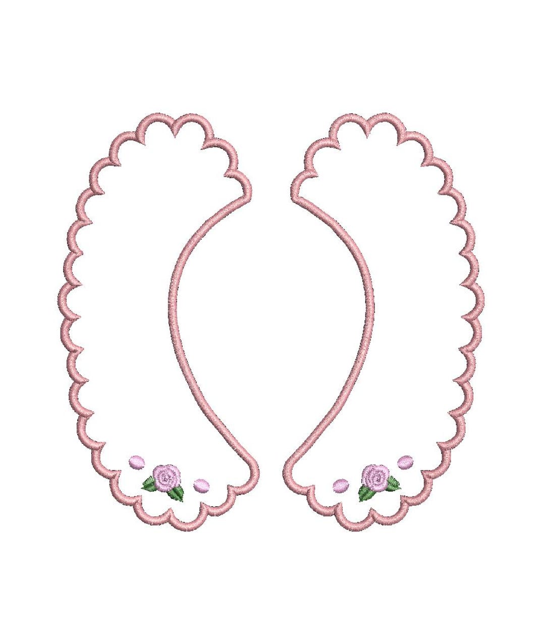 Baby Collar Machine Embroidery, Baby Collar Embroidery Applique ...