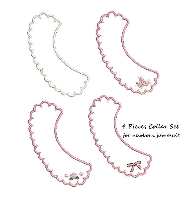 Baby Collars Machine Embroidery, Baby Collar Embroidery Applique ...